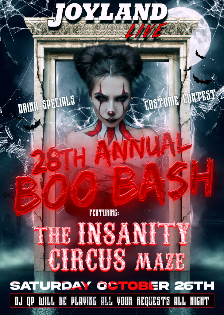 28th Annual Boo Bash - Joyland Live