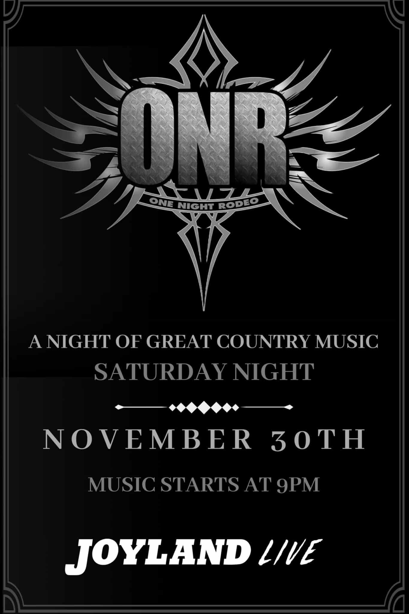One Night Rodeo - Joyland Live